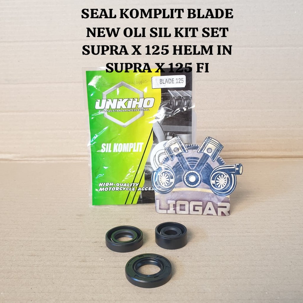 Jual SEAL KOMPLIT BLADE NEW OLI SIL KIT SET SUPRA X 125 HELM IN SUPRA X ...