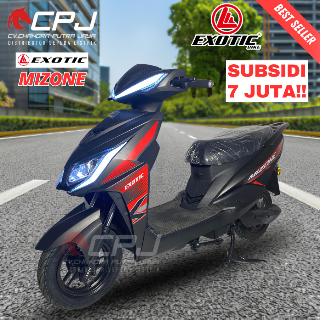 Jual Motor Listrik EXOTIC MIZONE SUBSIDI Terbaru Sepeda Listrik E Bike ...