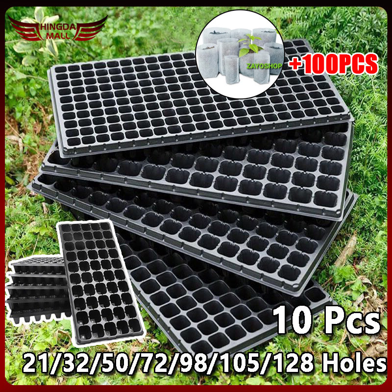 Jual (10 Pcs) Tray Semai / Alat Semai Benih / Pot Hidroponik Potray 0 ...