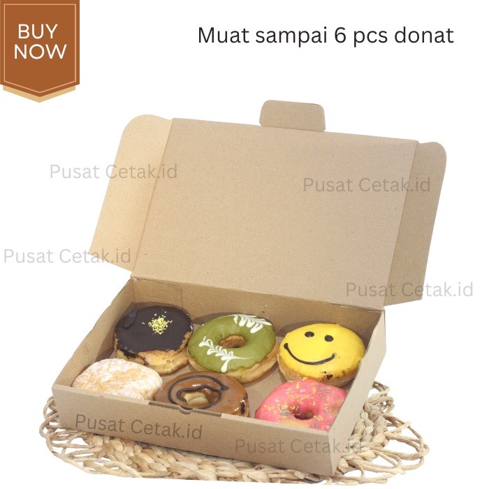 Jual Kotak Donat | Dus Donat | Kemasan Donat | Box Donut | 27 x 18,5 x ...