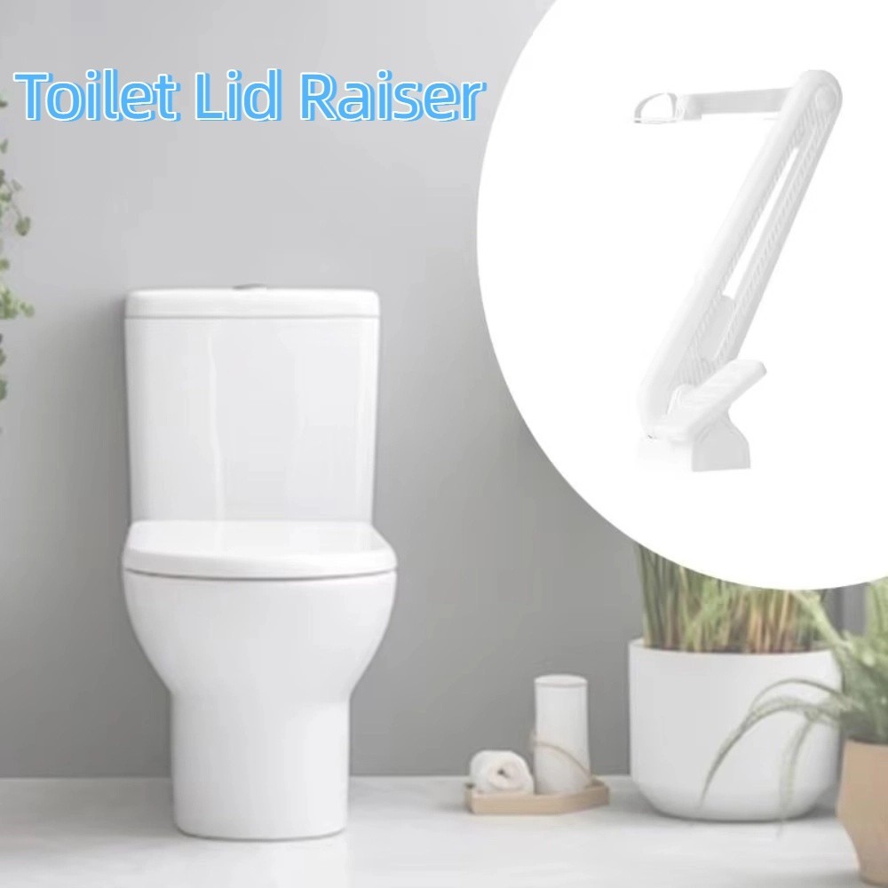 Jual Anti-dirty Foot Pedal Toilet Lid Lifter Hands-Free Plastic Toilet ...