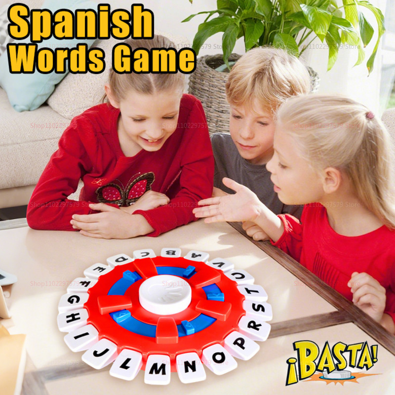 Jual New Children's Spanish Word Game Fast-Paced Family Board Game The ...