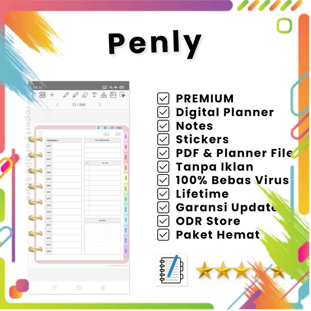 Jual penly lifetime perencanaan digital penjurnalan dan pencatatan ...
