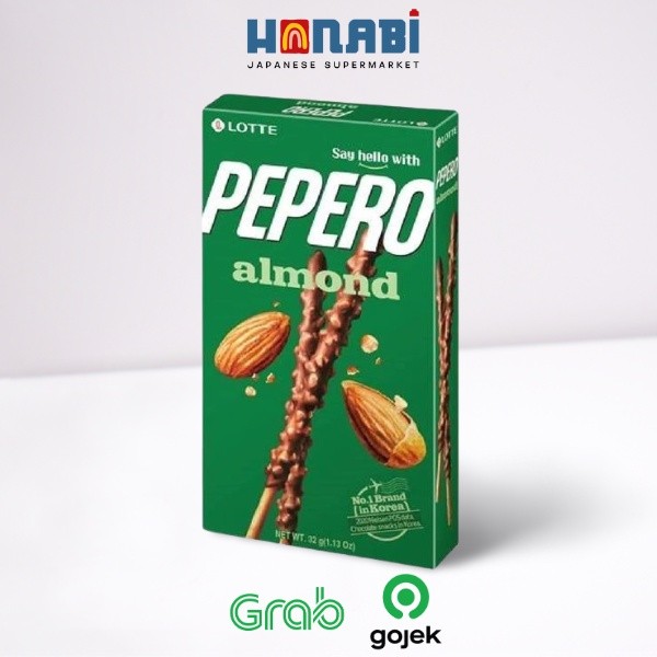Jual Lotte Pepero Almond 32g - Biskuit Stik Almond Made In Korea ...