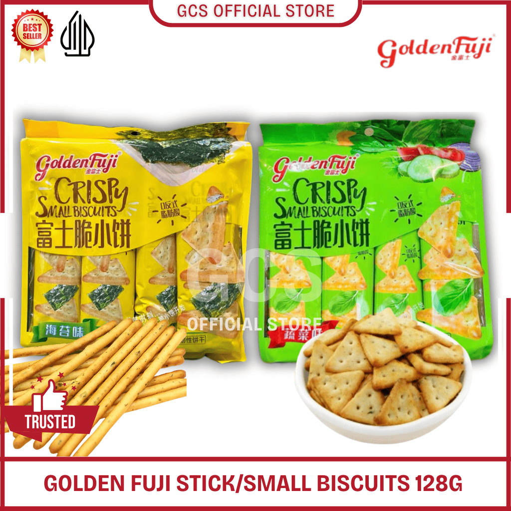 Jual Golden Fuji Stick Crispy Small Biscuit Biskuit Stik Rasa Vegetable ...