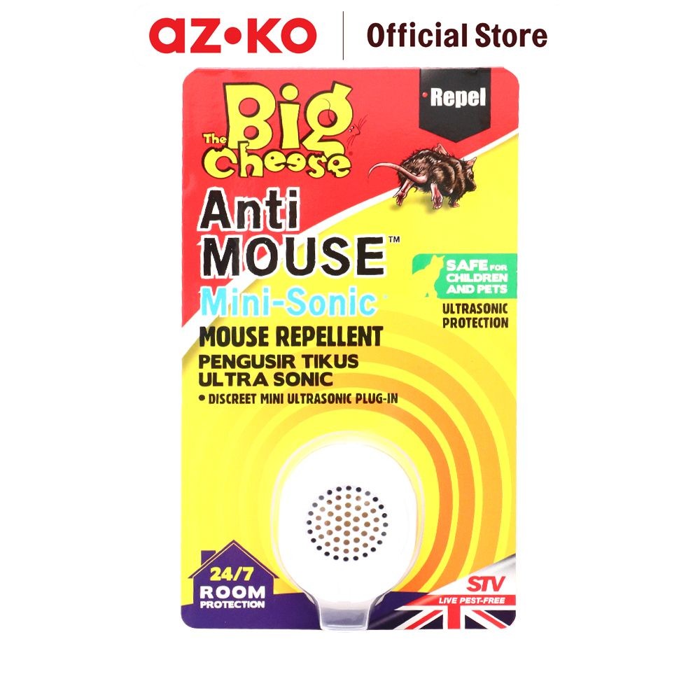 Jual AZKO Big Cheese Alat Pengusir Tikus Ultrasonic Ultrasonic Repeller ...