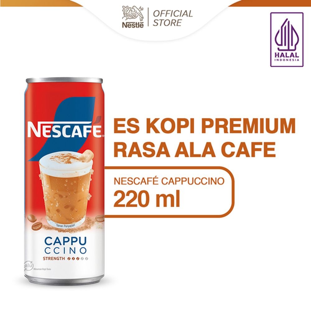 Jual NESCAFE COFFEE DRINK CAPPUCCINO 220mL | Shopee Indonesia