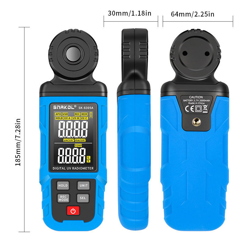 Jual Digital illuminance Meter UV Illuminometer 315nm~420nm UV Tester ...