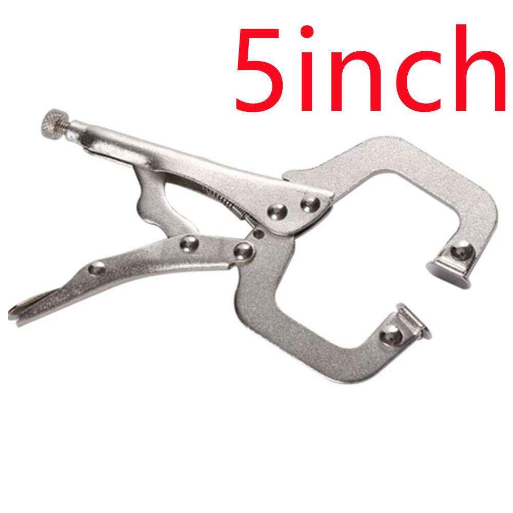 Jual 5in C Clamp Weld Clip Woodwork Fix Plier Pincer Grip Vise Lock Jaw ...