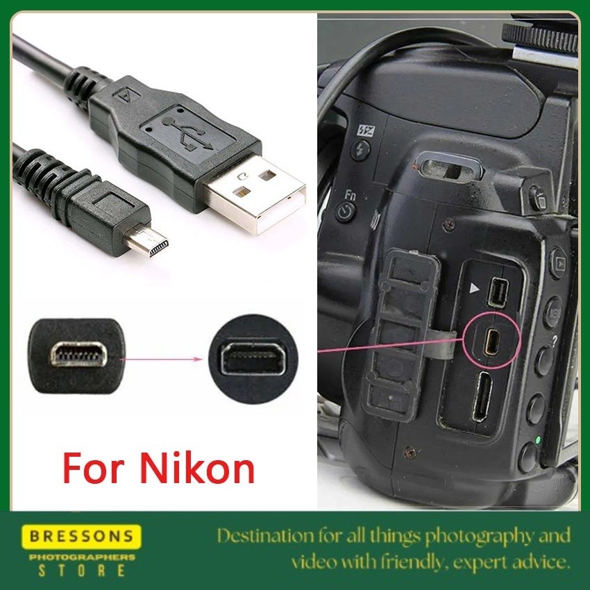 Jual 1.5M Kabel Data / Usb Cable UC-E6 2.0 8Pin For Nikon DSLR Coolpix ...