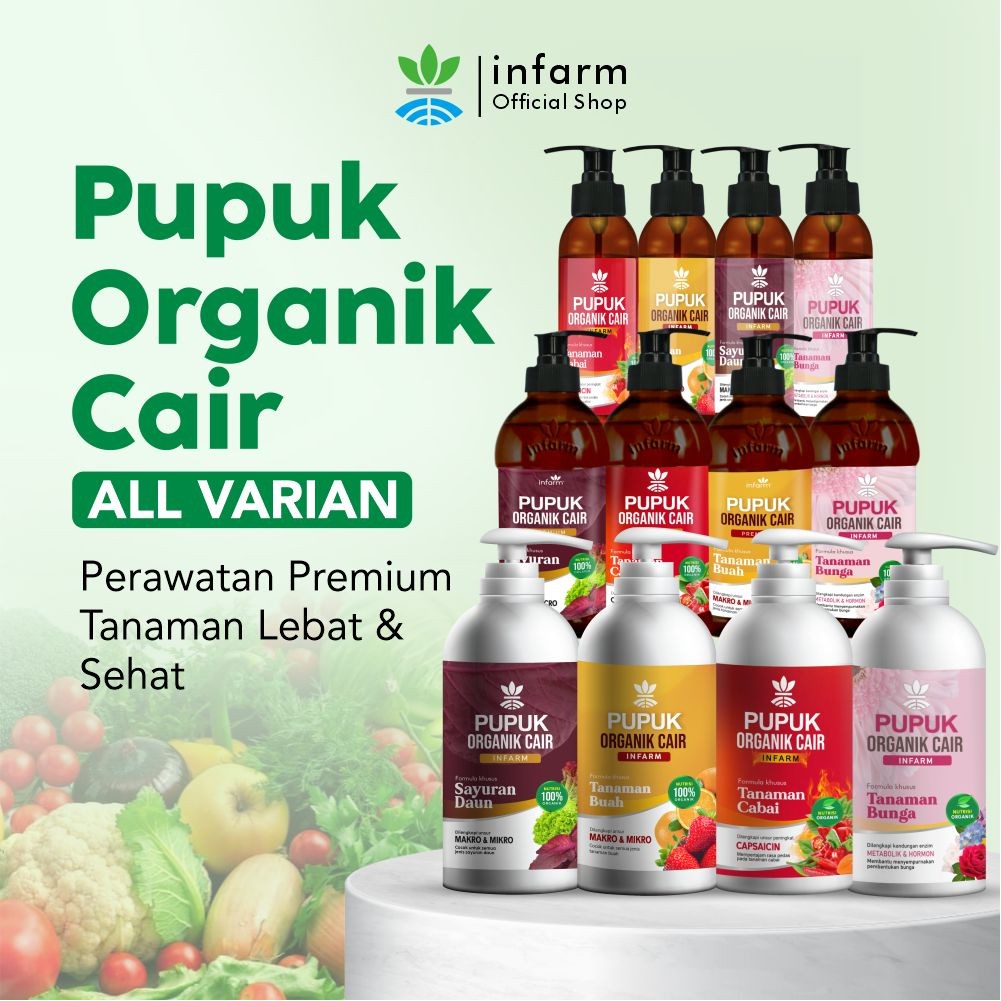 Jual INFARM - Pupuk Organik Cair 100mL / 500mL / 1 Liter POC Tanaman ...