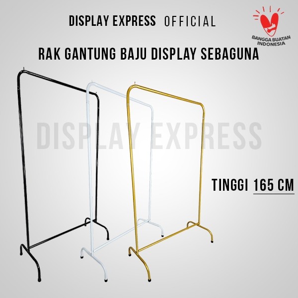 Jual Display Express RAK Gantung BAJU Serbaguna Stand Hanger Gantungan ...