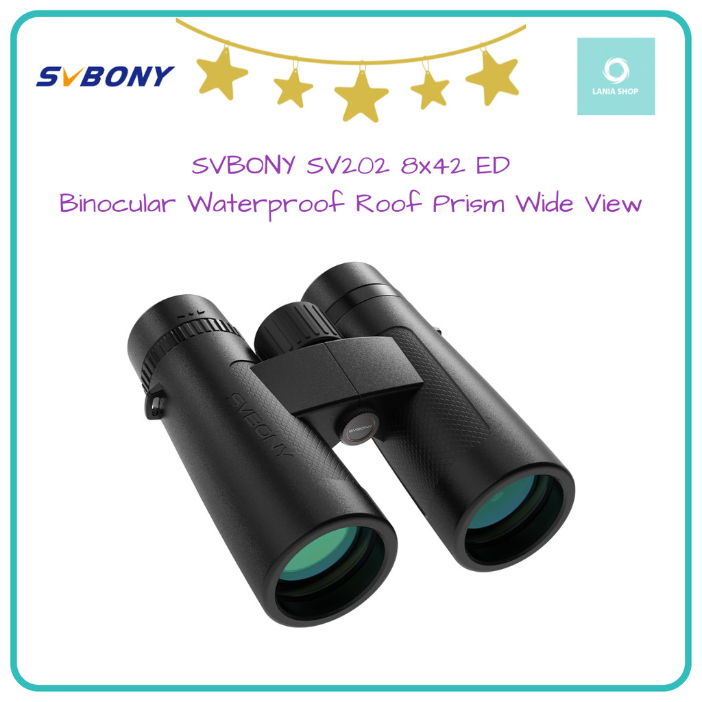 Jual SVBONY SV202 8x42 ED Binocular Waterproof Roof Prism Wide View ...