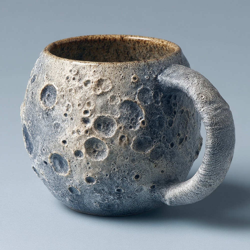 Jual Planetary Mug Collection Cosmic Resin Cups Earth Moon Saturn Sun ...
