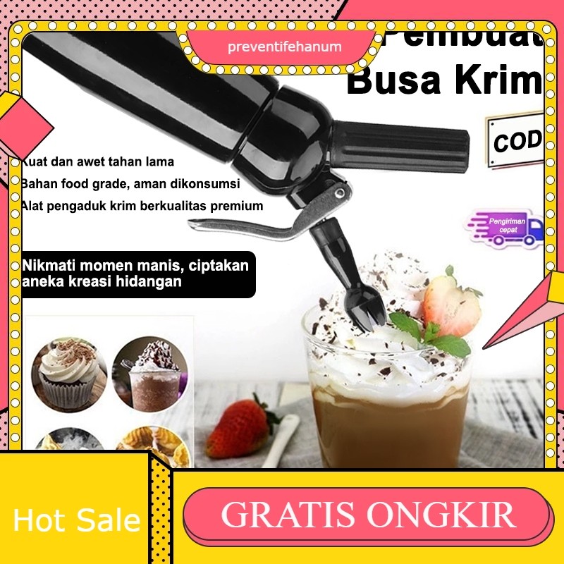 Jual 500ml Whip Cream Dispenser Aluminum Alloy Whipping Cream Whipper ...