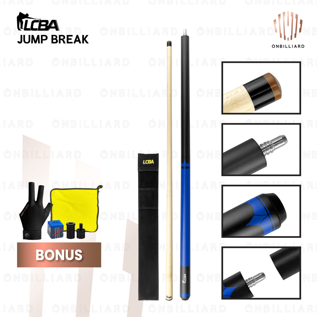 Jual LCBA By PERI L-B1 Jump Break Stick Billiard Maple Cue Stik ...