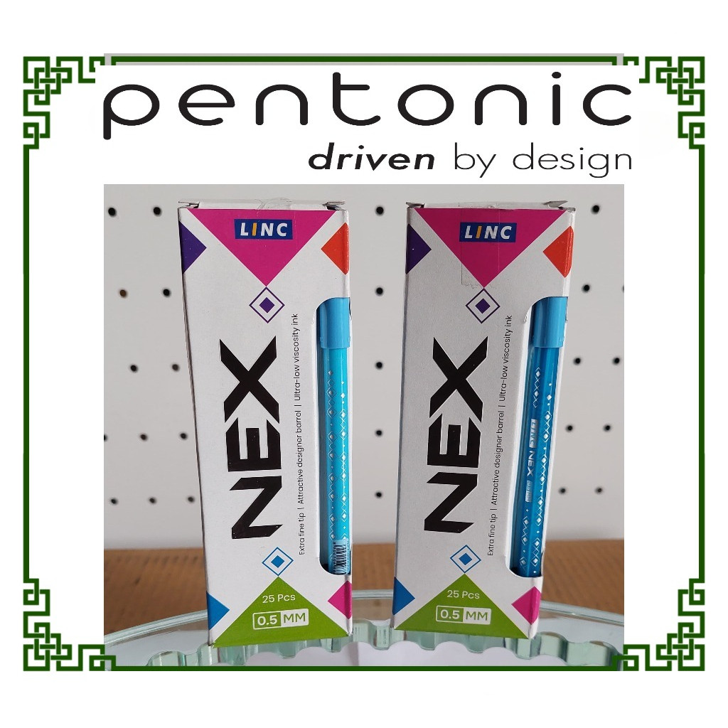 Jual PENTONIC LINC NEX BALL PEN 0.5 mm (25 PCS + 1BOX PEN CIPHER ...