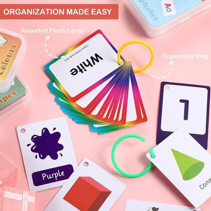 Jual Flash Card Handwritten Montessori Early Development Learning ...