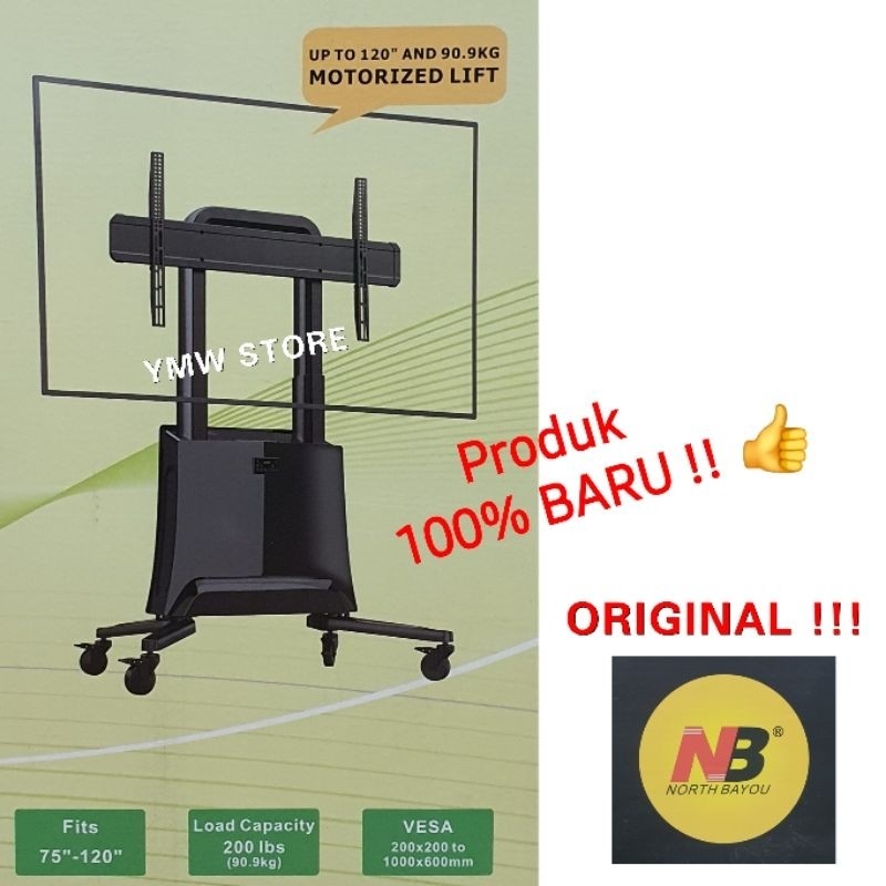 Jual Standing Bracket TV NORTH BAYOU NB model G100 / G 100 ( 75" - 120 ...