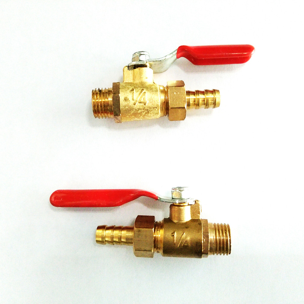 Jual Kran Kompressor 1/4 " Kran Mesin Compressor Angin stop kran ...