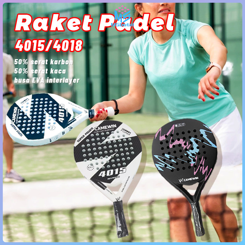 Jual 【COD】Raket Padel Camewin 4015/4018 Hybrid Carbon Fiberglass ...