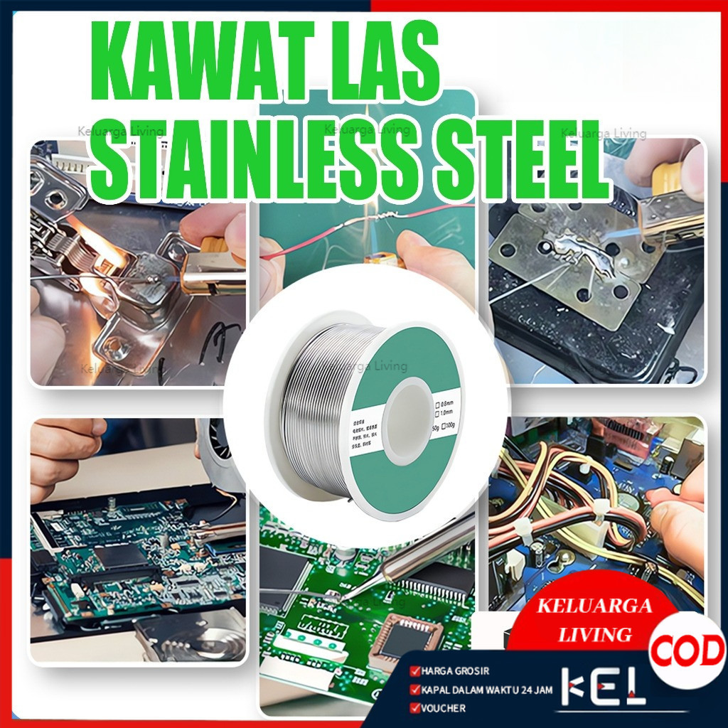 Jual Kawat Solder Stainless Steel - Untuk Las Nikel, Tembaga & Besi ...