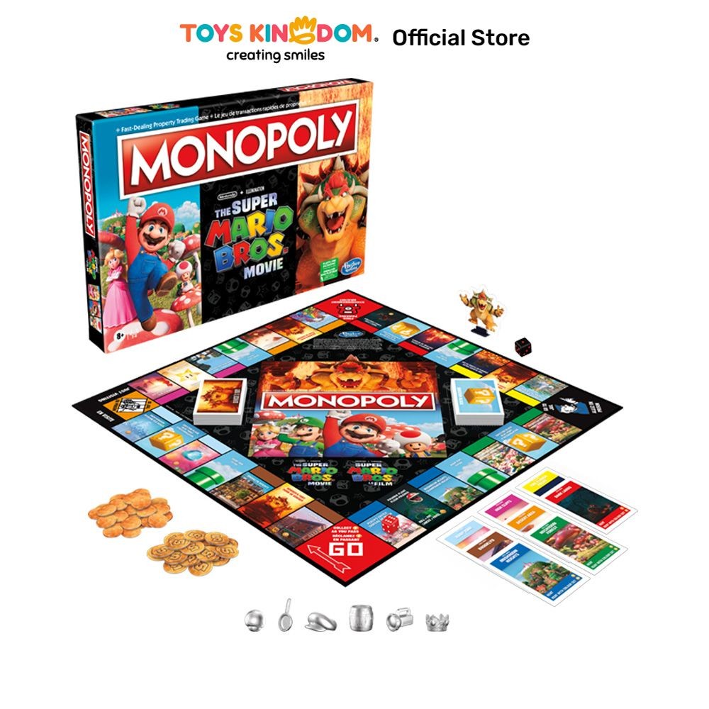 Jual Toys Kingdom Monopoly Super Mario Movie F6818 Toys Kids Toy Mainan ...
