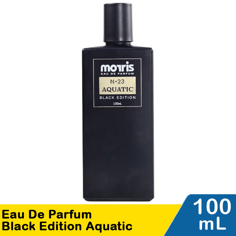 Jual MORRIS EAU DE PARFUM BLACK EDITION AQUATIC 100mL | Shopee Indonesia