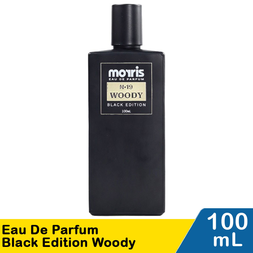 Jual MORRIS EAU DE PARFUM BLACK EDITION WOODY 100mL | Shopee Indonesia