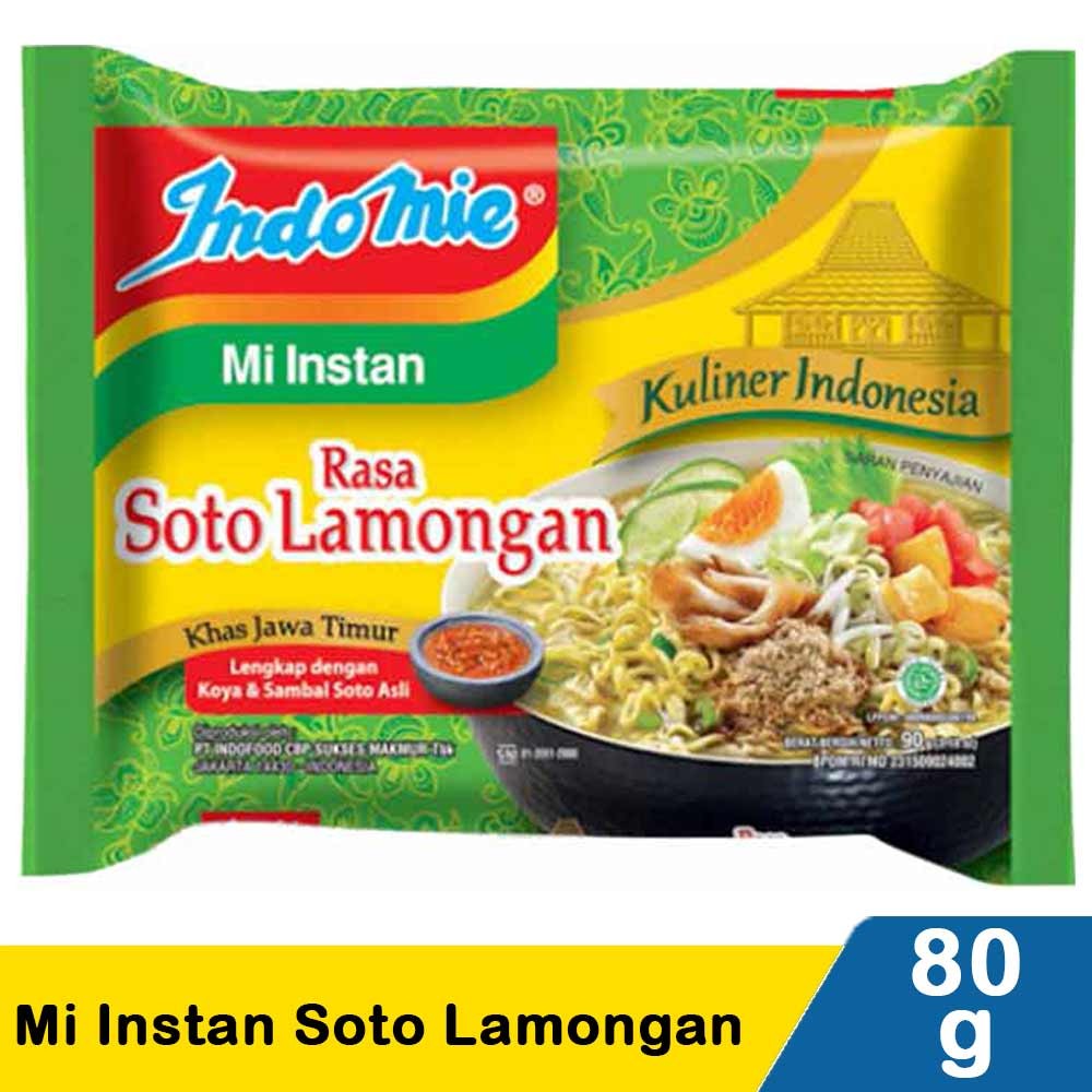 Jual INDOMIE MIE INSTANT SOTO LAMONGAN 80g | Shopee Indonesia