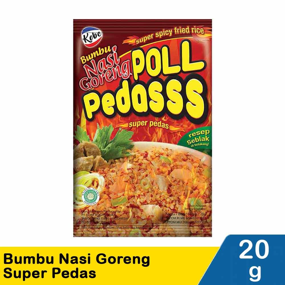 Jual KOBE BUMBU NASI GORENG SUPER PEDAS 20g | Shopee Indonesia