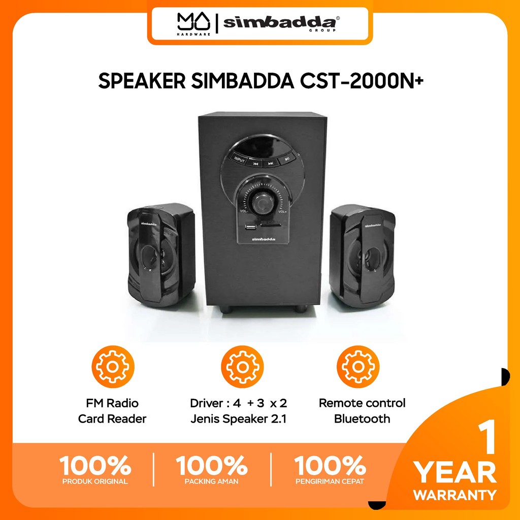 Jual Simbadda Speaker Music Player CST 2000 N+ - CST2000N+Rermote ...