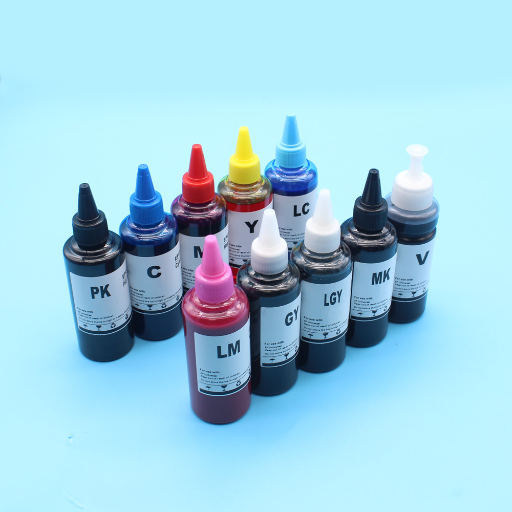 Jual 10 Colors 100ML Premium Pigment Ink Refill for Epson SureColor ...