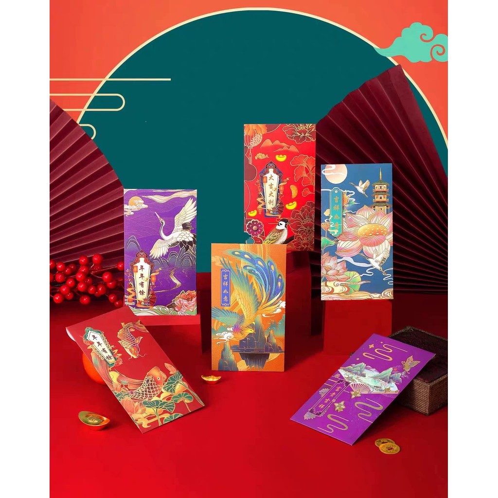 Jual JIWUU - Angpao Imlek Premium Amplop Panjang Tebal Terbaru Angpau ...