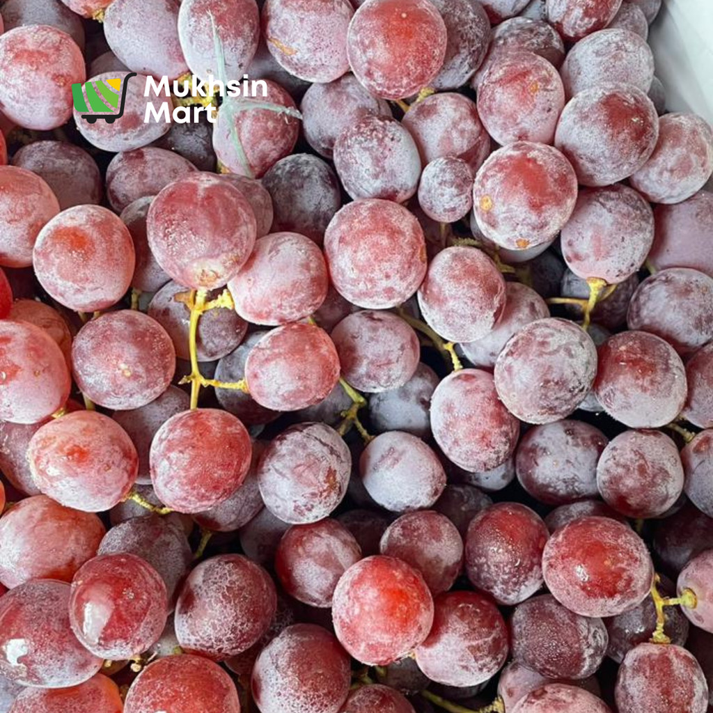 Jual Buah Anggur Red Globe Ukuran Berat 1 Kg | Shopee Indonesia