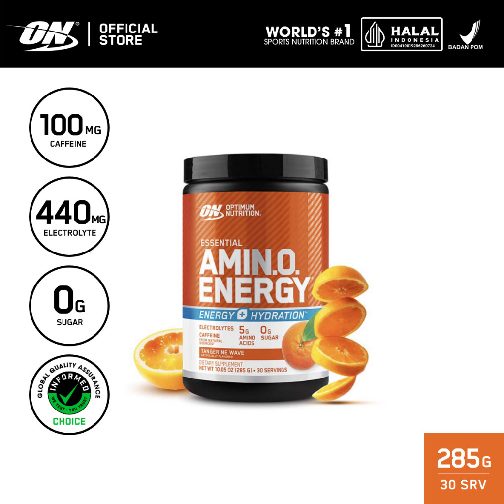 Jual Optimum Nutrition Essential Amino Energy + Electrolytes 285 gr ...