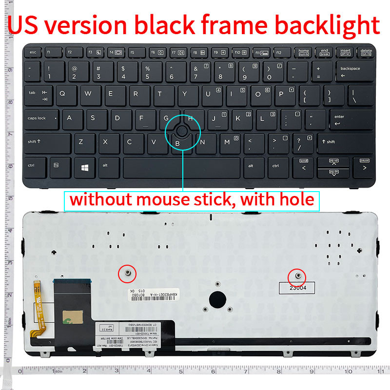 Jual New US/SP/RU laptop keyboard FOR HP EliteBook 820 G1/820 G2/720 G1 ...