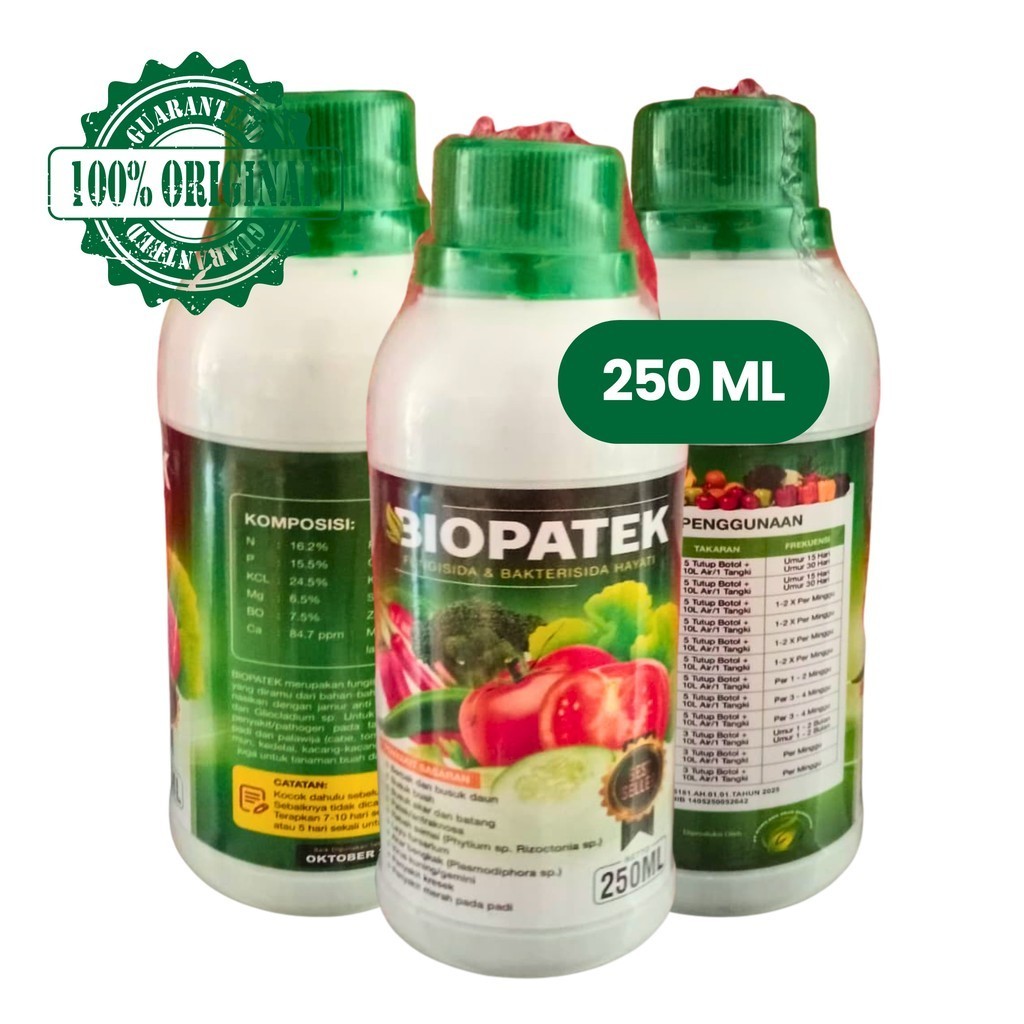 Jual Biopatek 250ml Fungisida Hayati Trichoderma Gliocladium Untuk ...