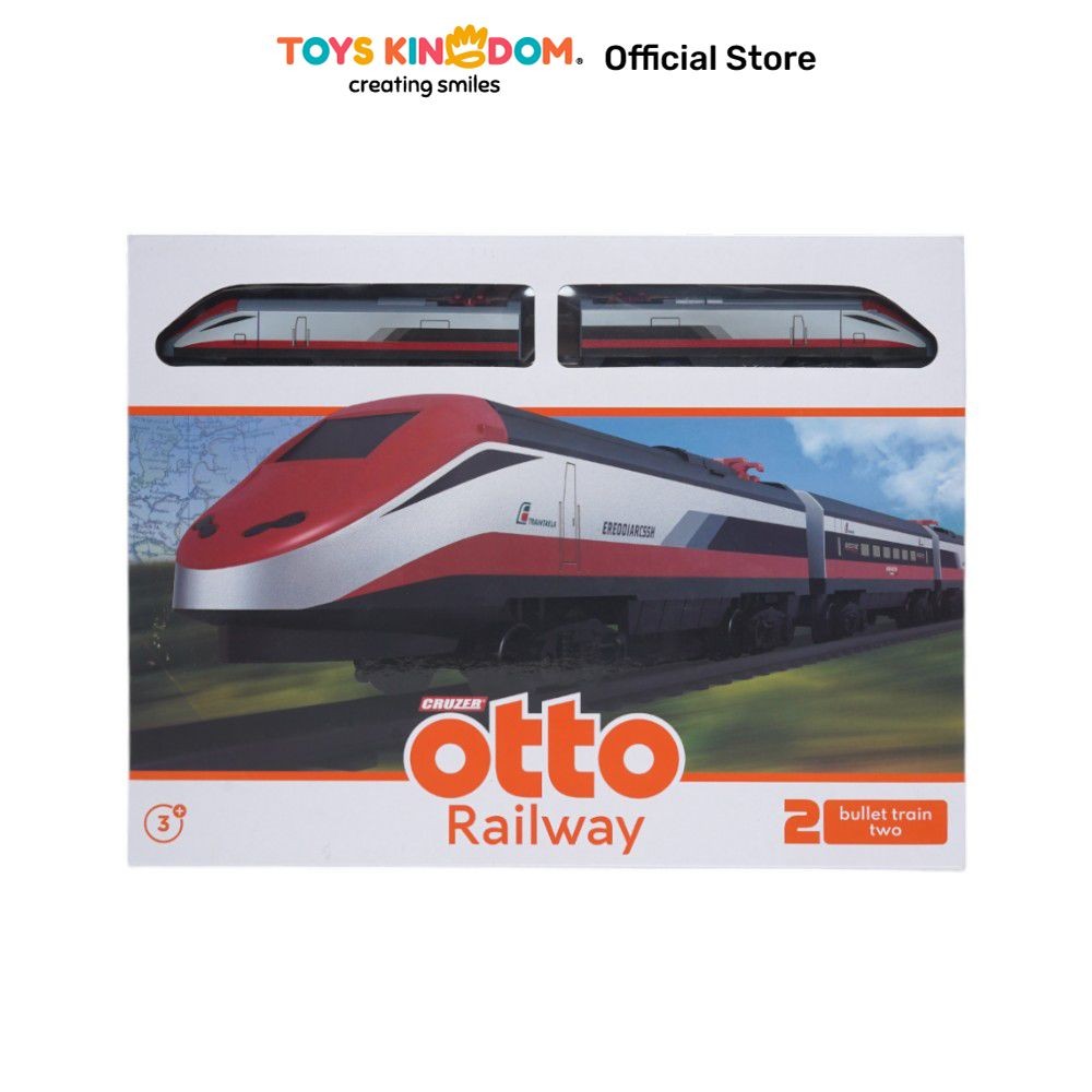 Jual Toys Kingdom Cruzer Otto Railway Set Bullet Train Two - Putih ...