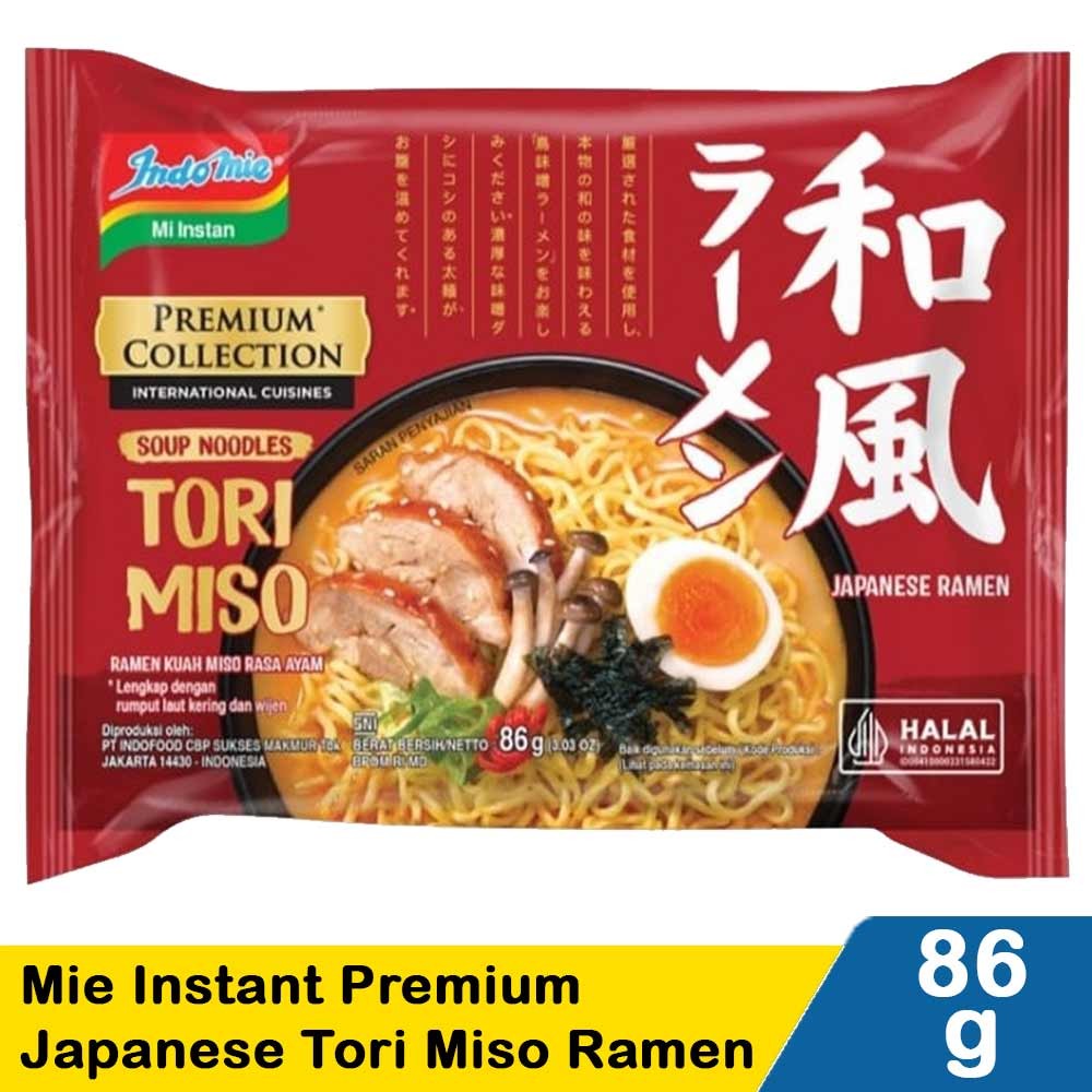 Jual INDOMIE MIE INSTANT PREMIUM JAPANESE TORI MISO RAMEN 86g | Shopee ...