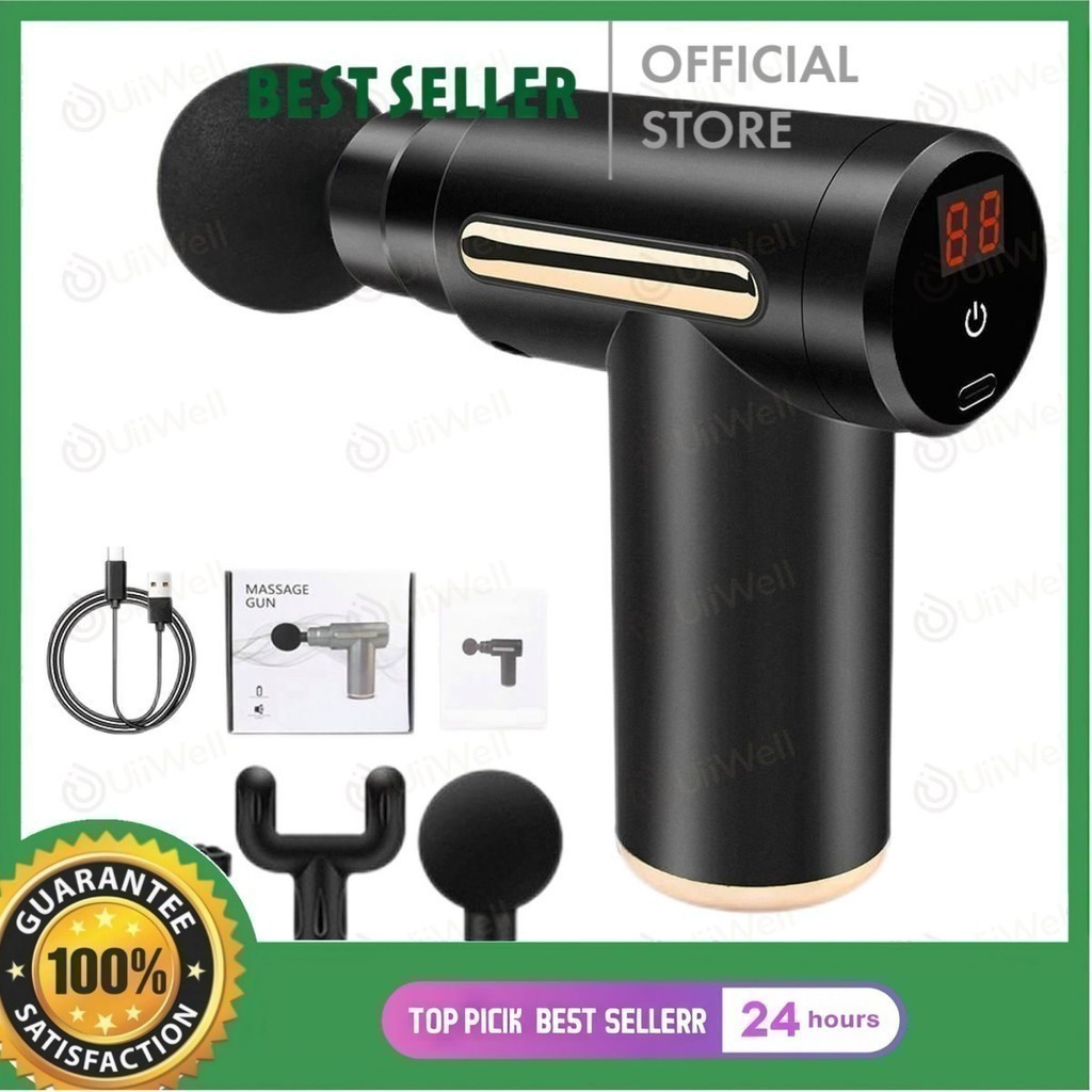 Jual Alat Pijat Elektrik Mini 4 In 1 – Smart Pistol Pijat Otot, Fascia ...