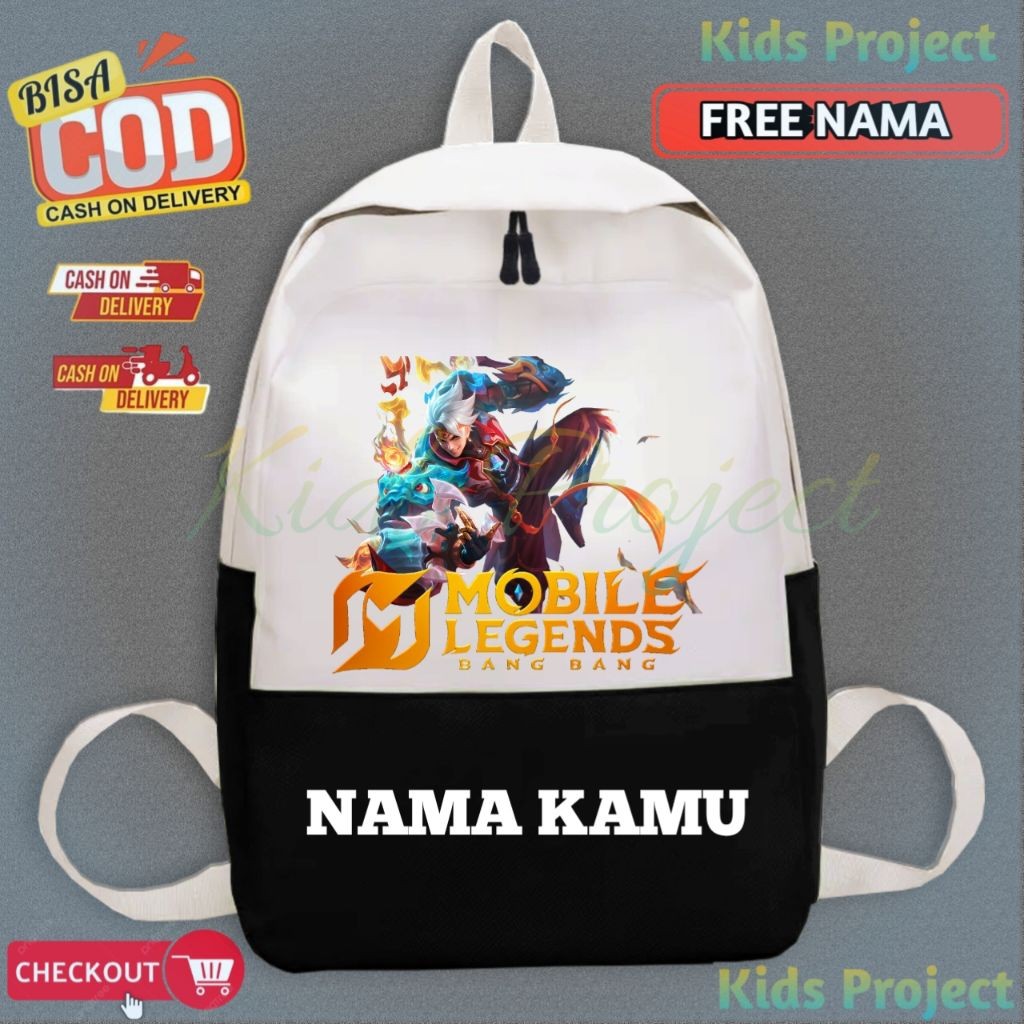Jual Tas Ransel Anak Mobile Legend Karakter Hero Xborg MLBB | Shopee ...