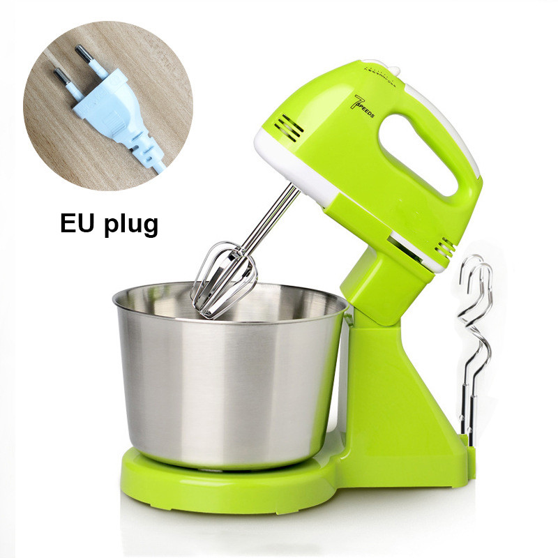 Jual 7 Files Dough Mixer Egg Beater Food Blender Kitchen Electric Food ...