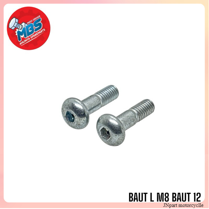 Jual TBK MBS Baut L M8 12 3cm BAUT GEAR PIRINGAN DIS CAKRAM ORIGINAL ...