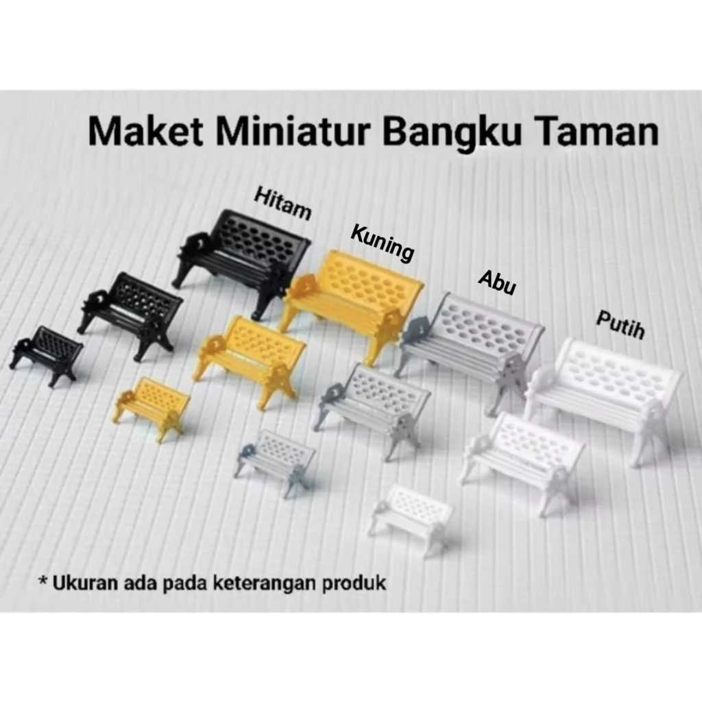 Jual Topper Kursi Taman, Miniatur Kursi Taman, Hiasan Kue Kursi Taman ...