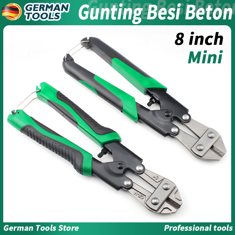 Jual German Tools Mini Gunting Besi Beton Bolt Cutter (COD) 8 Inch ...