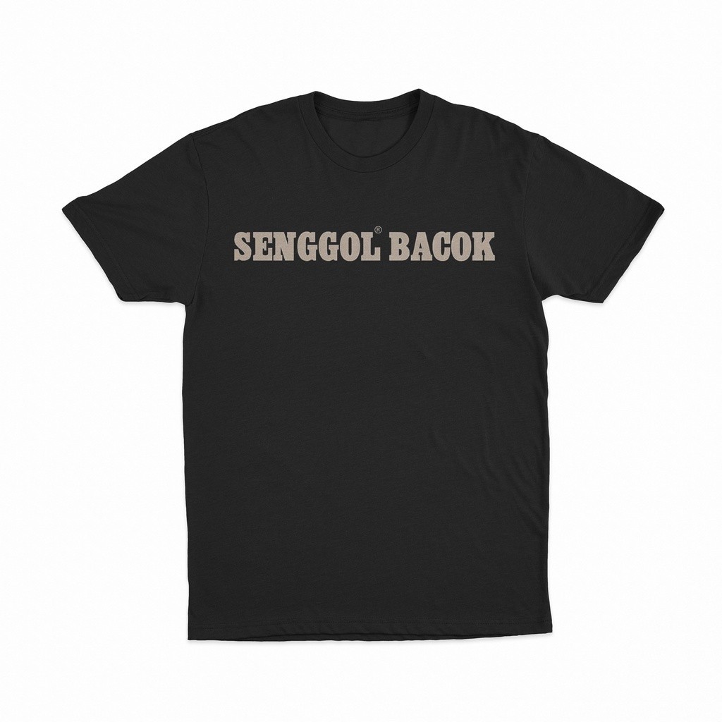 Jual Tshirt Krowbar - Senggol Bacok Logo Bahan Tebal 24s | Shopee Indonesia