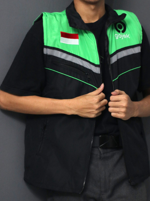 Jual Rompi gojek / rompi gojek terbaru / rompi driver gojek / rompi ...