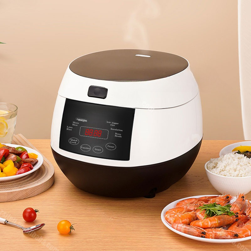 Jual Stock Electric Rice Cooker Electric Multi Cooker Home Use Silver ...