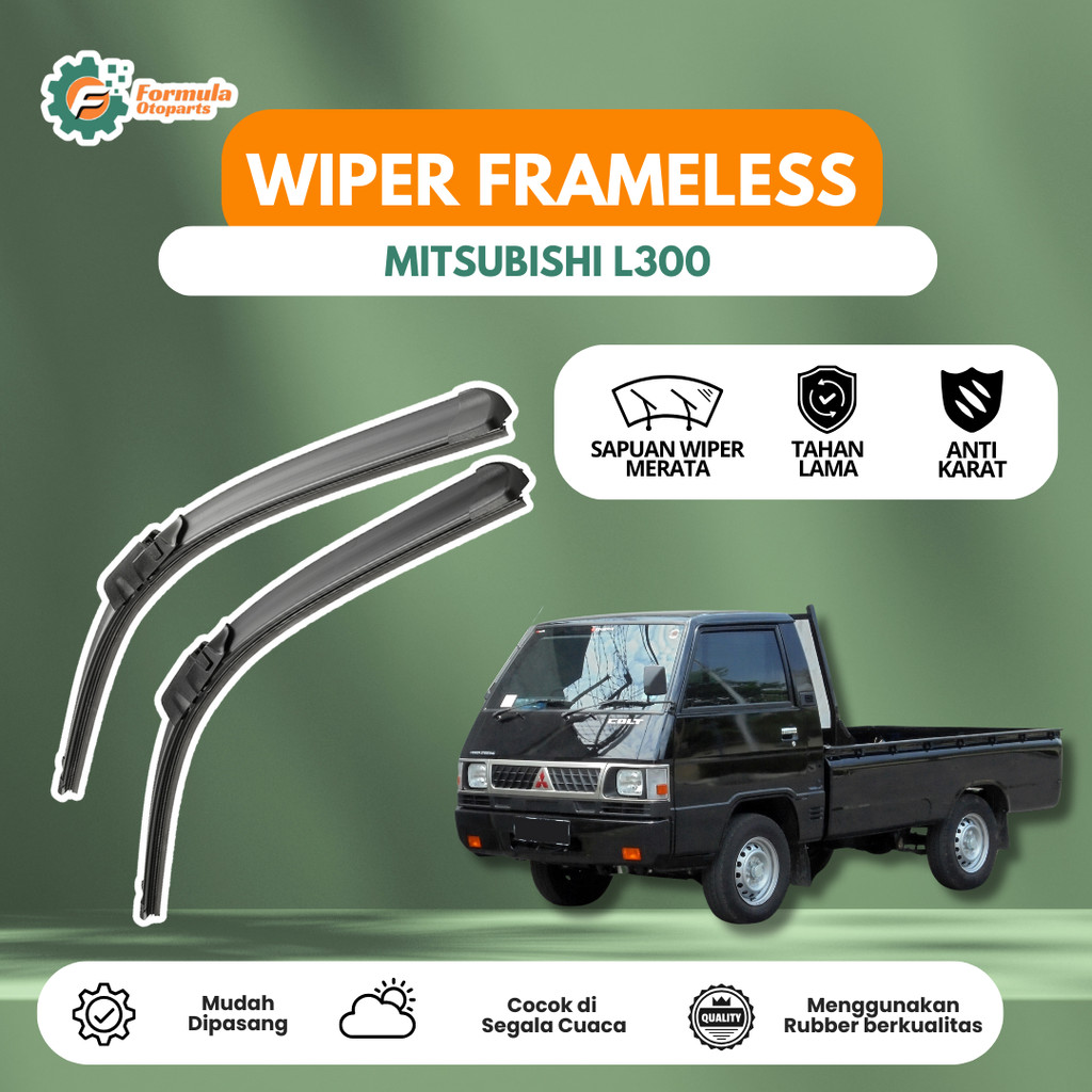 Jual Wiper Mobil - Mitsubishi L300 Pickup - Model Frameless Soft Blade ...